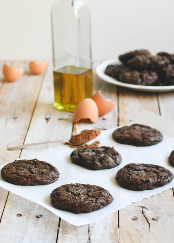 Olive Oil & Sea Salt Brownie Cookies - Butterlust